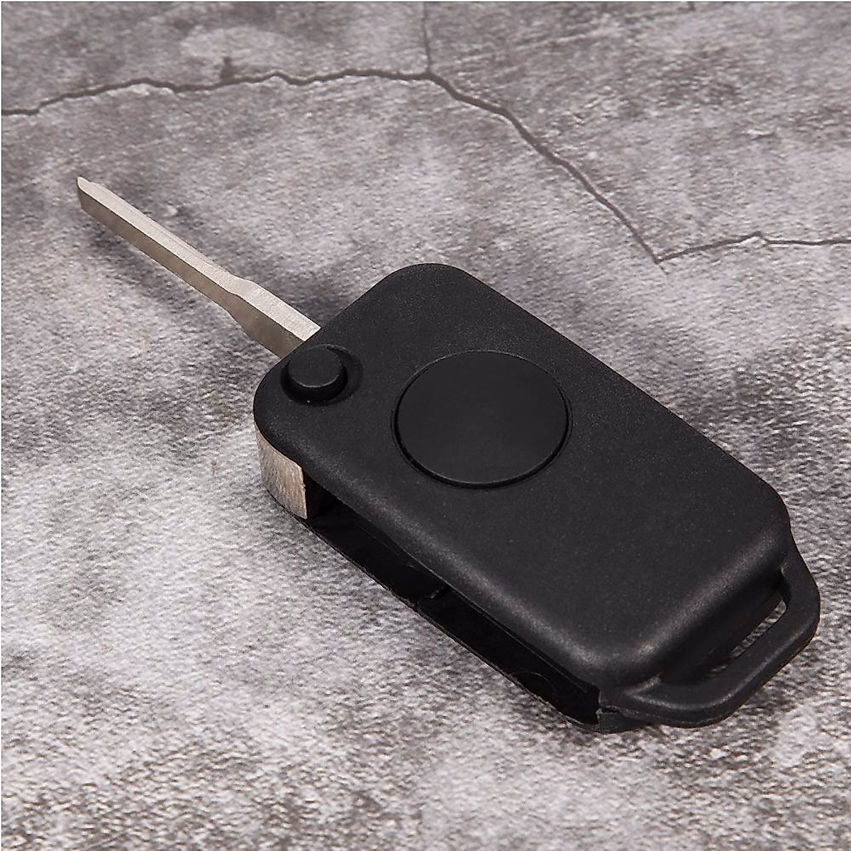 Key Fob Case,Car Flip Key Fob Case 1 Button ABS Cover Fits for M B 1984-2004