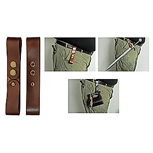 SZCO Supplies Brown Frog Belt Sword Hanger