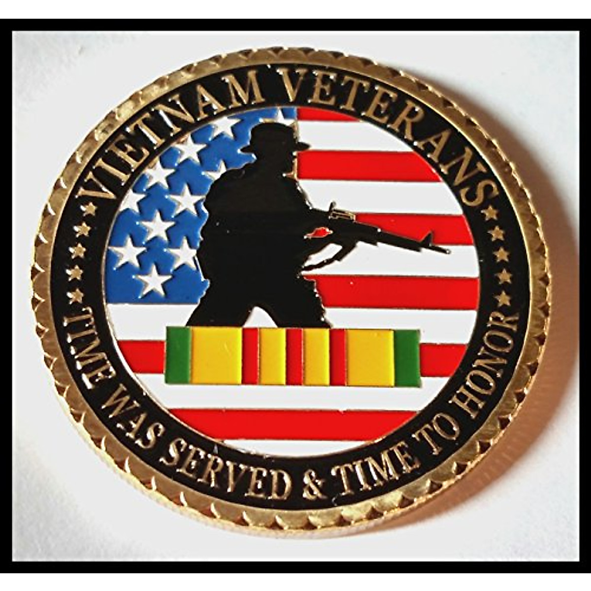lovesports2013 US. Military Vietnam Veterans 24K Gold Plated Challenge Coin 1061#
