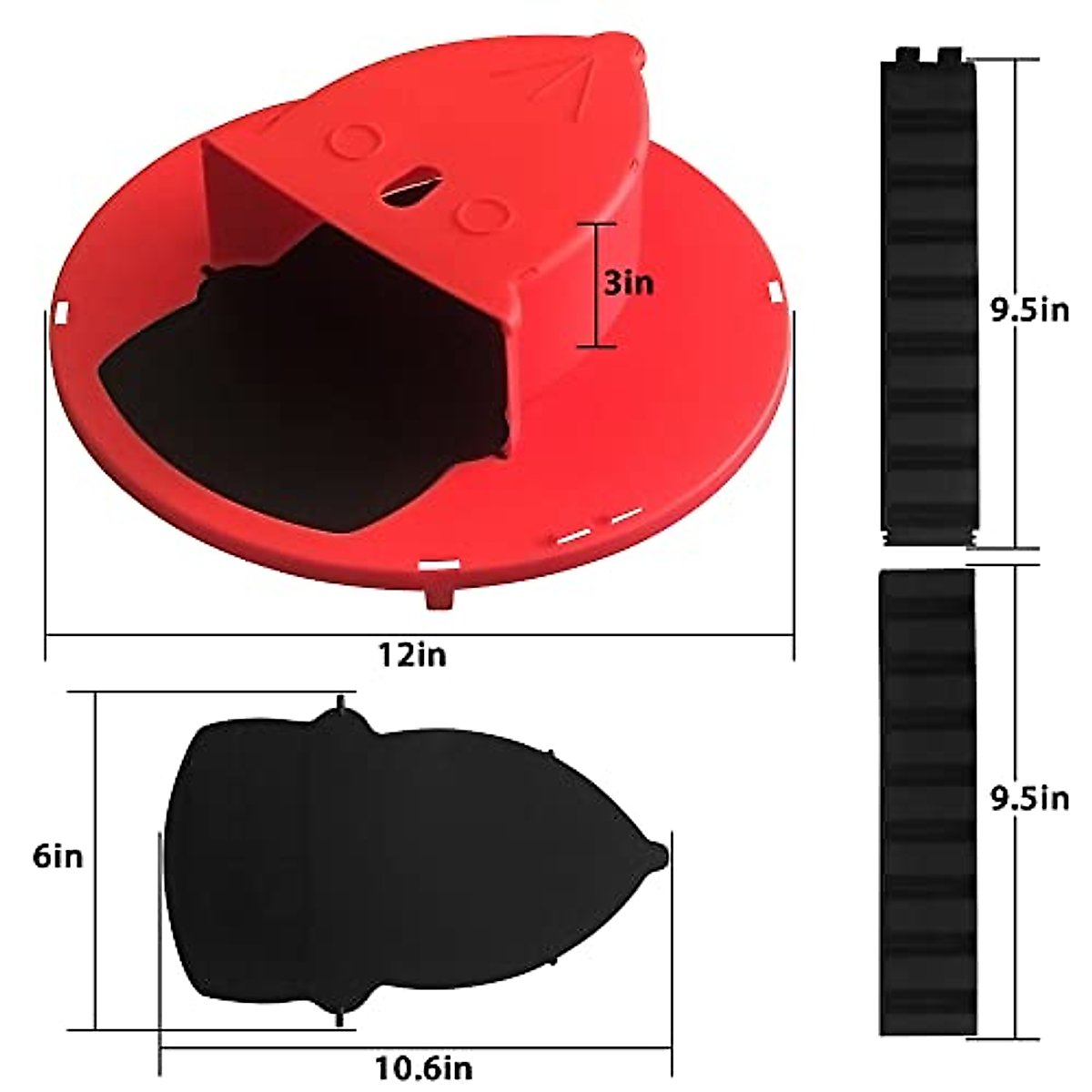 Bucket Lid Flip N Slide Humane Self-Resetting Mouse Trap