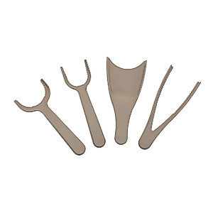 Mini Garden Hand Transplanting Set of 4 pc Succulent Cacti Cactus Tools Miniature Planting, Set for Fairy Garden, Potting, Houseplant, Bonsai Tools, Bonsai Kit, Shovel, Thong (Yellow)