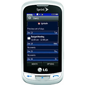 LG Rumor Reflex Phone, White (Sprint)