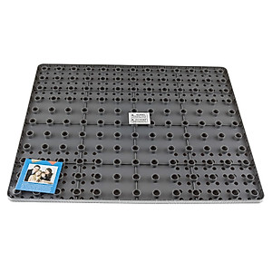 Strictly Briks Compatible with Lego Building Blocks Road Plates 10" x 10", Kids Building Brick Baseplates for City Road, Street, Race Track, Towns, Classic Size, 1 Straight Road