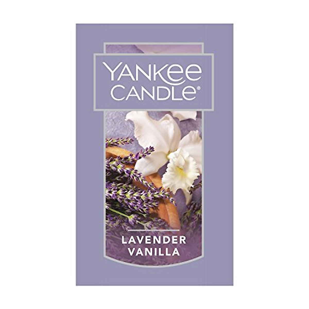 Yankee Candle Lavender Vanilla Scented, Classic 22oz Large Jar Single Wick Candle & Vanilla Cupcake Scented, Classic 22oz Large Jar Single Wick Candle