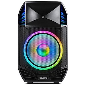Ion Total PA Premier 500-Watt Party Speaker - Robust High-Power and Bright Sound with LED Visual Effects and Microphone (Renewed)