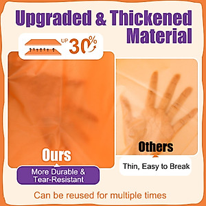 Brikabia 12PCS Disposable Tablecloth Plastic Table Cloth Rectangle Table Covers Waterproof Table Cloth for Christmas Parties Decorations Holiday Supplies, 54 x 108 Inch