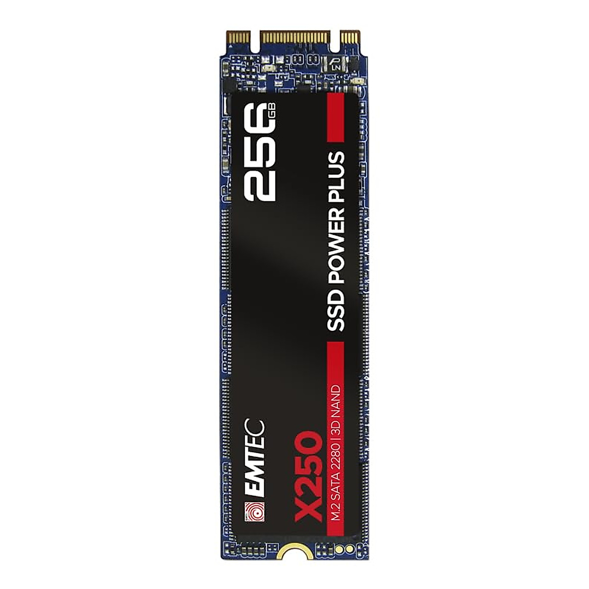 Emtec X250 Power Plus M.2 SATA SSD (256GB)