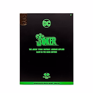 McFarlane Toys - DC Multiverse The Joker Titan, Glow in The Dark Edition Mega Figure, Gold Label, Amazon Exclusive