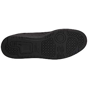 PUMA Mens Rebound Layup Sneaker, NUBUCK PUMA Mens Black-PUMA Mens Black-CASTLEROCK, 9.5