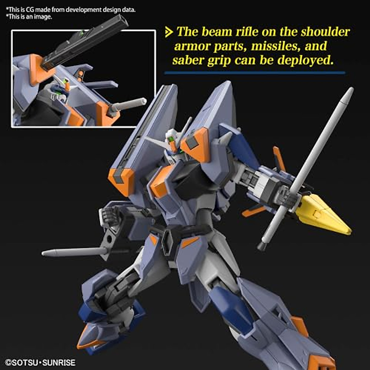BANDAI HOBBY HG Gundam 1/144 Duel Blitz Gundam