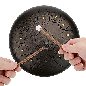 4Pcs Steel Tongue Drum Mallet, Children's Rubber Drumsticks 6.5in Percussion Instrument Parts for Child Drummers and Practitioners