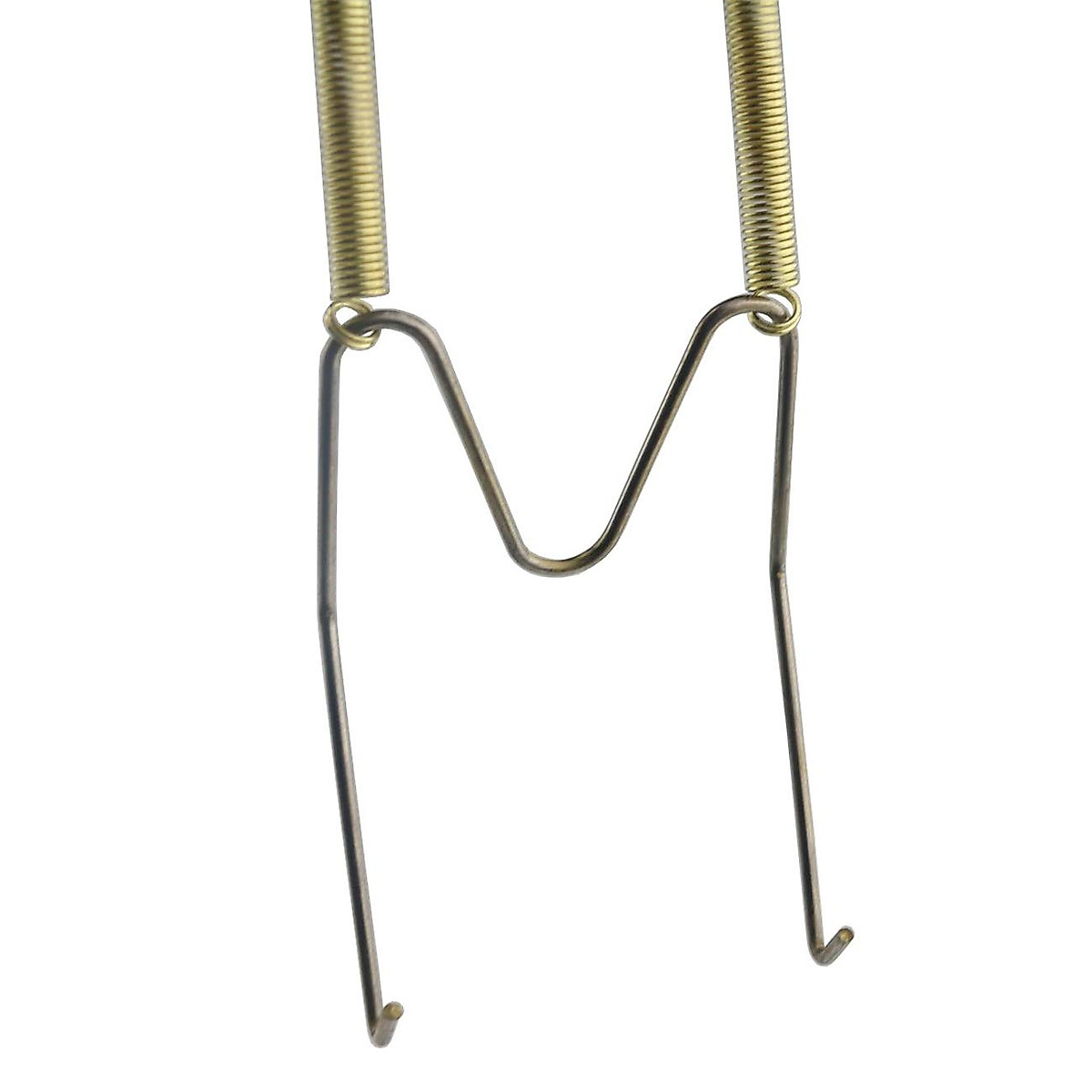 TIHOOD 10PCS 8” Invisible Wall Plate Hanger/Tray Display Hanger Brass Coated Holds 7.5" to 8.8" Plates