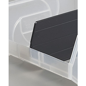 Bin Divider, Black, 6-13/16" X 2-9/16", Pk6