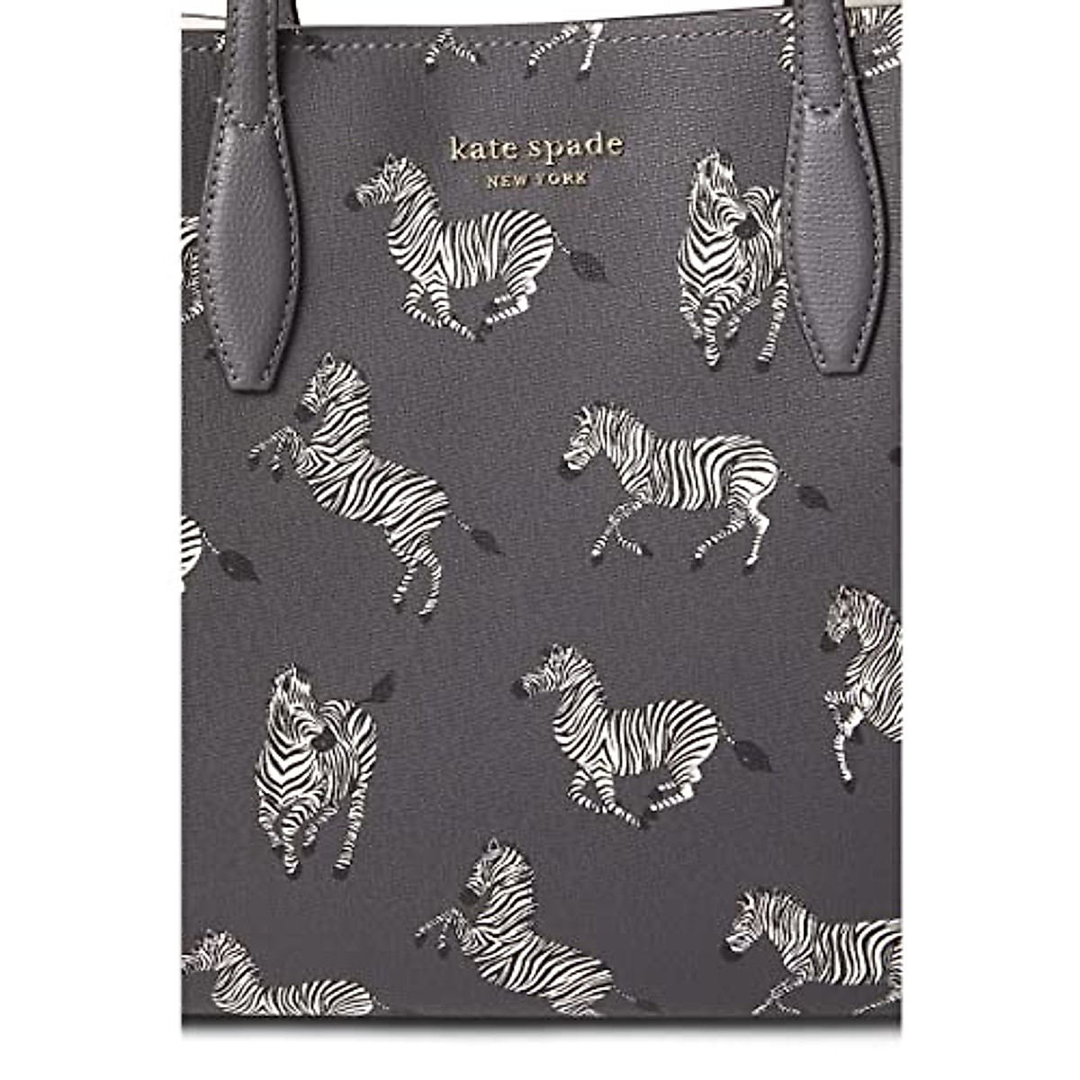 Kate Spade New York All Day Zebra Print Large Tote Chalkboard Multi One Size