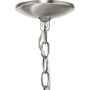 Progress Lighting P4009-10 5-Light Chandelier, Polished Brass