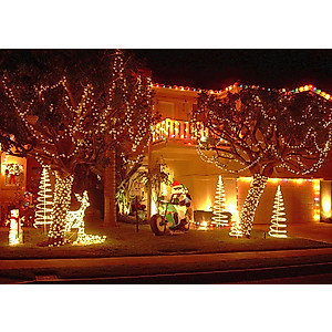 woohaha Solar Fairy String Lights Outdoor Waterproof, 72ft 200LED Updated Version Solar Powered Starry String Lights for Christmas Patio Garden Party(warmwhite)