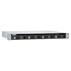 QNAP TR-004U 1U 4 Bay Hard Drive Enclosure Direct Attached Storage (Das) with Hardware RAID USB 3.0 Type-C
