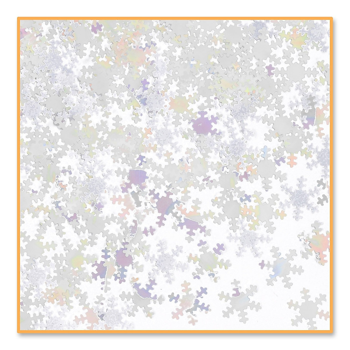 Beistle Iridescent Snowflakes Confetti 1/2 Ounce