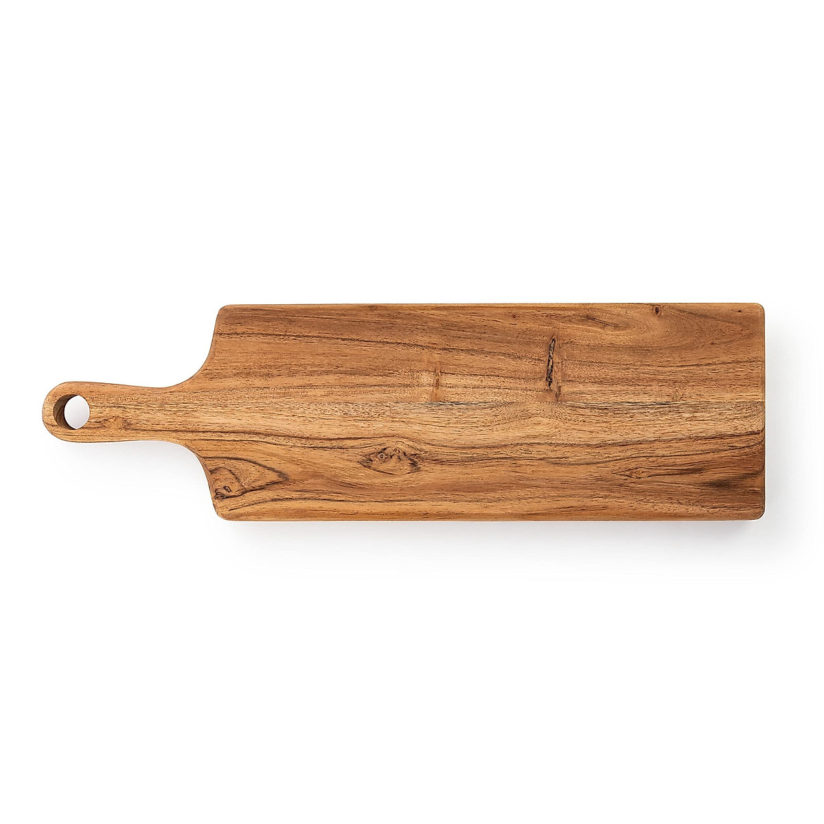 DEMDACO Long Natural Brown 20 x 5.5 Inches Acacia Wooden Cutting Serving Board
