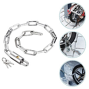 Chain Lock Professional Cycling Lock Anti-Theft Cycling Lock Bike Supplies Simple Style Bike Lock Cycling Outdoor Lock Bike Chain Security Lock Professional Bike Lock Bike Supply