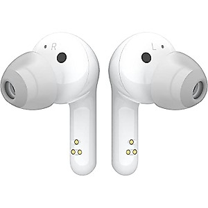 LG Tone Free HBS-FN5W True Wireless Earbuds Bluetooth Meridian Audio with UVnano Case Bundle Macarons Carrying Case (Mint)