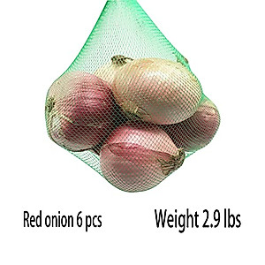 Daszui 100Pcs Reusable Mesh Green Nylon Netting with Bags,15.7 Inch Reusable Nylon Mesh net Produce Grocery Toys Fruits Vegetables Storage Bags,