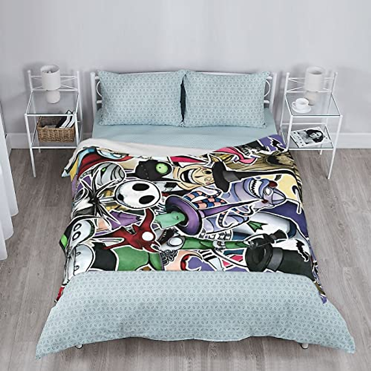 Throw Blanket Flannel Fleece Comfortable Blankets All Season Ultra Soft Throws for Bed Couch Sofa 40X50 inch