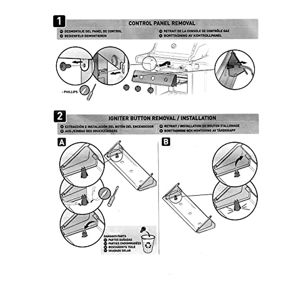 Weber 66220 Igniter Switch for Genesis II and Spirit II Models (2017 and Newer).