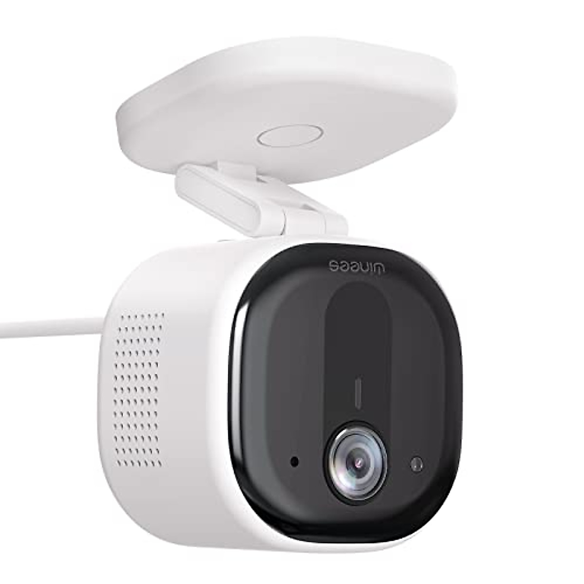 winees 4MP Security Camera Outdoor, 2K WiFi Surveillance Camera, Video Home Camera, 2-Way Talk, Night Vision, Siren Alarm, Human/Pet/Sound Detection, 7/24 SD&Cloud Storage, Compatible with Alexa, M3