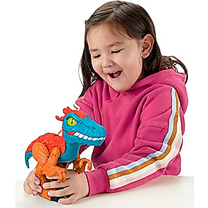 Imaginext Jurassic World Dominion Dinosaur Toy Pyroraptor Xl Poseable 10-Inch Figure for Preschool Pretend Play 3+ Years