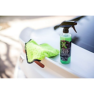 Liquid X Plush Waffle Weave Green Xtreme Microfiber Detailing Towel 16" x 16" Guaranteed Satisfaction (5 Pack)
