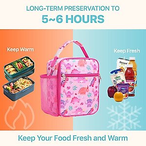 Bagseri Insulated Lunch Bag Women - Lunch Bag for Women Men Kids Lunch Box Insulated - Lunch Box Bag for Girls Bundle