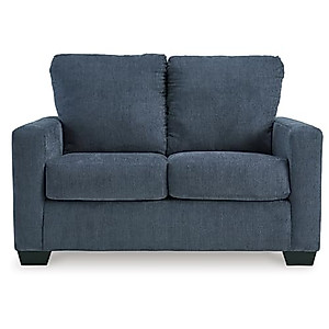 Signature Design by Ashley Rannis Sofa Sleeper Sofabed, 54"W x 40"D x 39"H, Blue