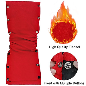 Stroller Gloves Hand Muffs Mittens Pram Hand Warmer Winter Anti- Freeze Extra Thick Waterproof with Luminous Stroller Warmmuffs Universal Stroller Accessories for Pushchair Car Seat Buggy