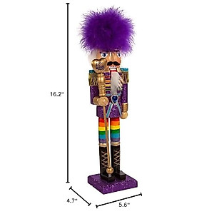 Kurt S. Adler 15-Inch Wooden Gay Pride Nutcracker