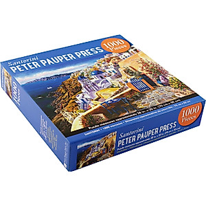 PETER PAUPER PRESS Santorini 1000 Piece Jigsaw Puzzle