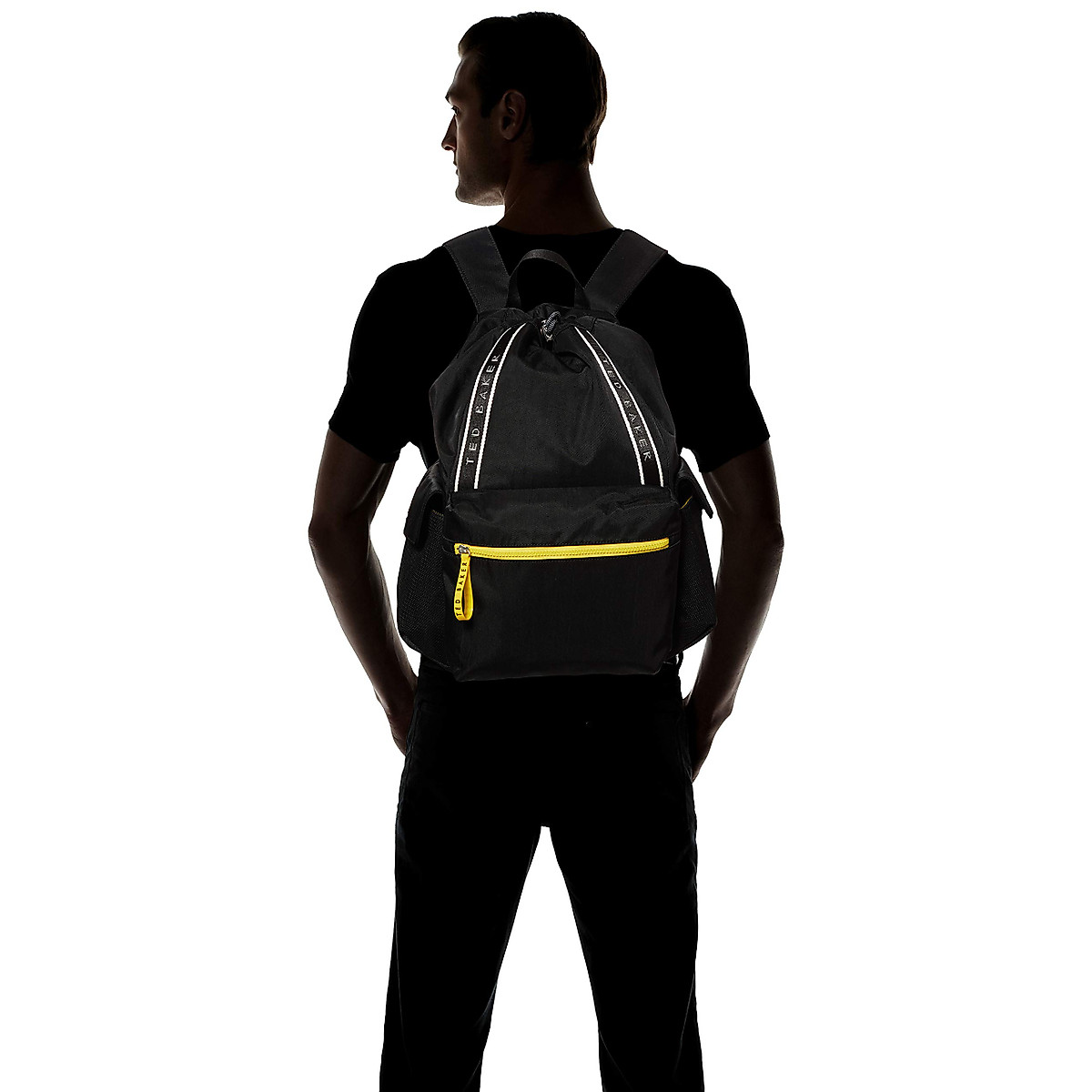 Ted Baker Men's 0 Backpack, Black, One Size