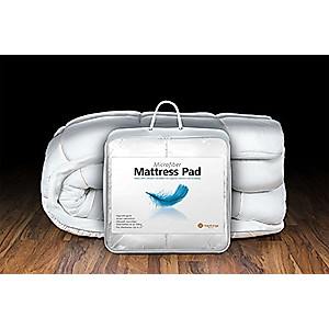 HOSPITOLOGY PRODUCTS Hypoallergenic Mattress Cover- Overstuffed - Deep Pocket - Goose Down Alternative Pillow Top Mattress Topper Twin - 39" W x 75" L