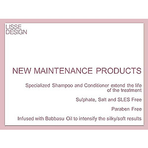 Alfaparf Milano Keratin Therapy Lisse Design Maintenance Conditioner - Sulfate Free - Maintains and Enhances Keratin Treatments - 8.45 Fl Oz (Pack of 1)