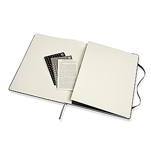 Moleskine PRO Notebook, Hard Cover, XXL (8.5" x 11") Professional Project Planning, Black, 192 Pages