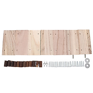 Chinchilla Climbing Platform Wooden Hamster Ladder Steps Stair Climbing Toys Playground Toy Chewing Toys for Small Animals Sugar Glider Chinchilla Guinea- Pigs Squirrel Jumping Platform