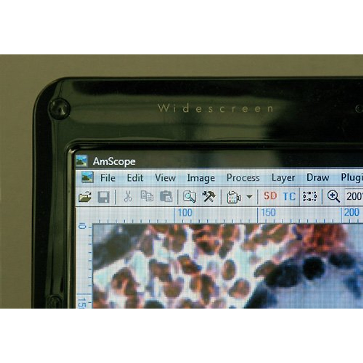 AmScope MD130 1.3MP Digital Microscope Camera for Still and Video Images, 40x Magnification, Eye Tube Mount, USB 2.0 Output, Includes Software