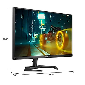 Philips Momentum 27M1N3200VL 27'' Gaming Monitor, Full HD @ 165 Hz, 1 ms Response Time, AMD FreeSync Premium, 4-Year Advance Replacement, Black, Xbox PS5 Switch