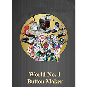 Asc365 3" 75mm Rubber Badge Button Parts for Maker Machine DIY