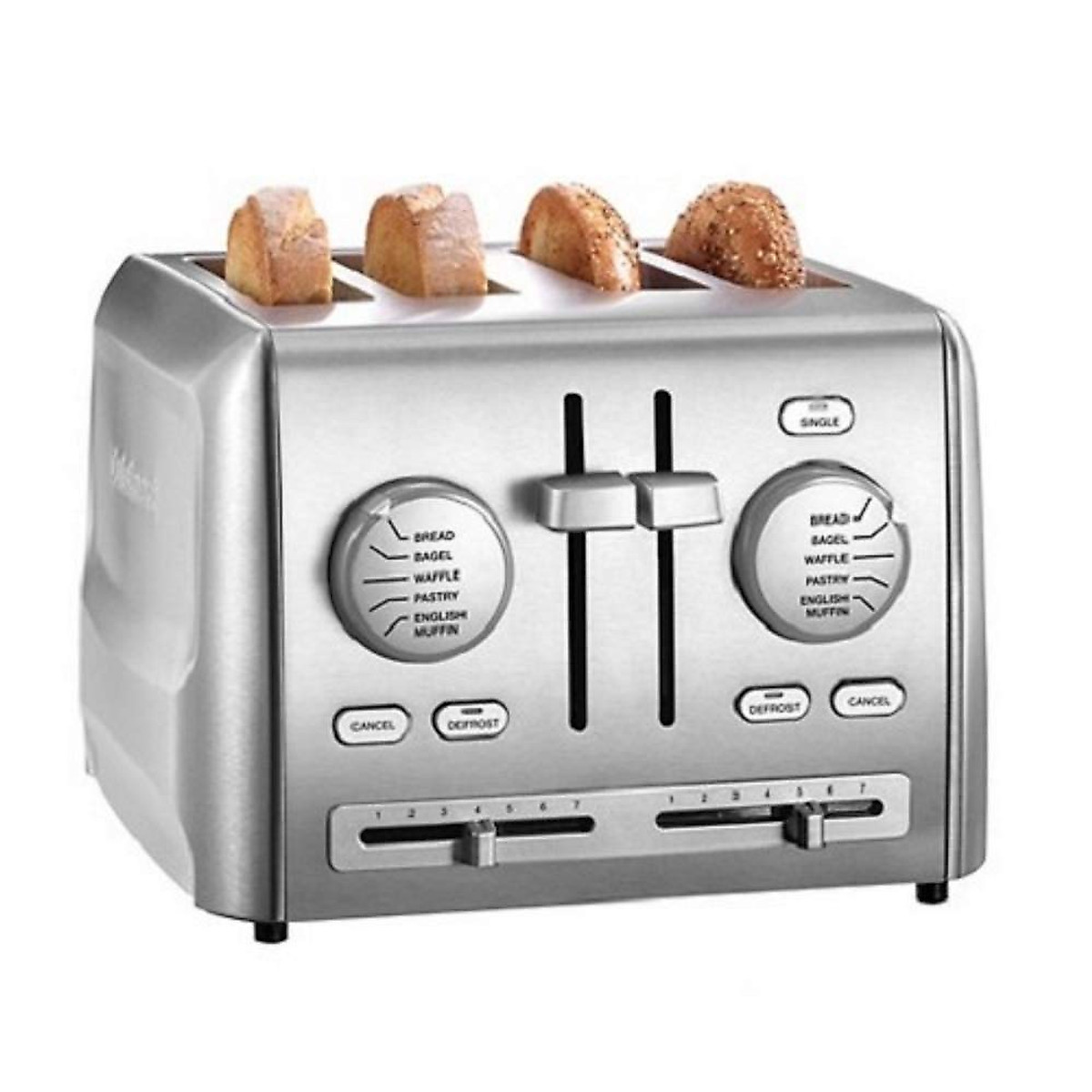 Cuisinart CPT-640P1 4-Slice Custom Select Toaster, Stainless Steel