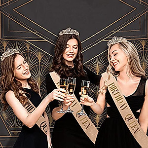 Birthday Sash for Women, Birthday Crown, Birthday Tiara, Birthday Queen Sash and Tiara for Women, Birthday Headband for Girls, Princess Crown, Happy Birthday Crown and Sash, Birthday Decorations