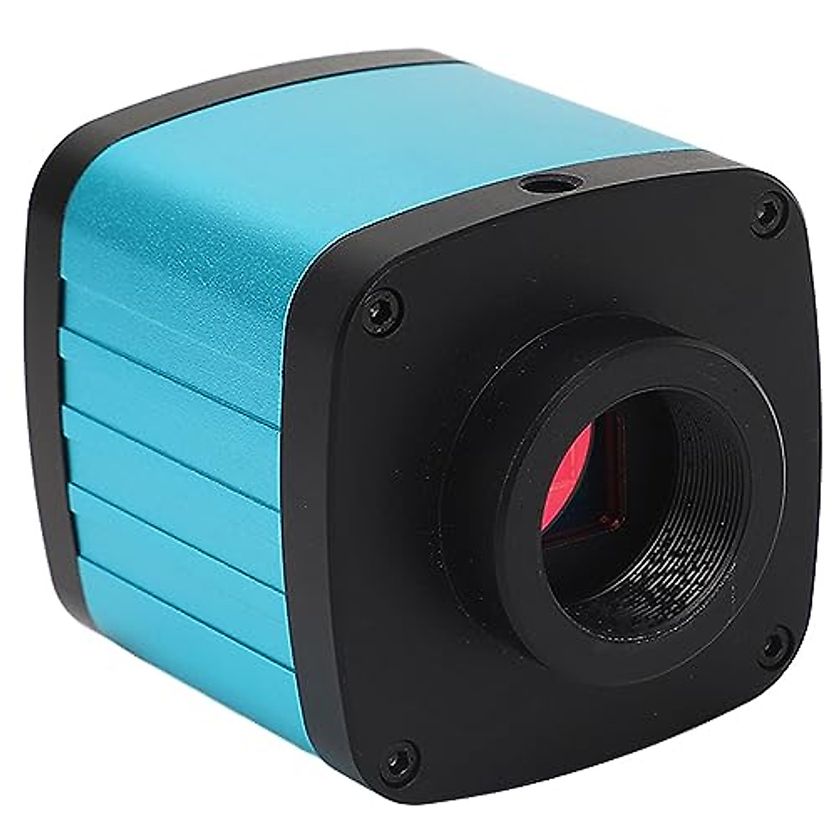 Microscope Camera, Portable 2MP Aluminum Alloy 4K Video Industrial Microscope Camera 1080P 100‑240VAC 130X for Home (US Plug)