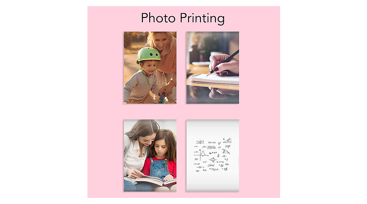 Mini Pocket Printer: Rechargeable Inkless for Journals & More