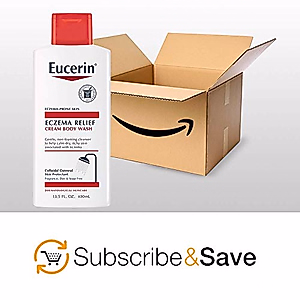 Eucerin Eczema Relief Cream & Body Wash, Eczema Body Wash, Cream Body Wash, 13.5 Fl Oz Bottle