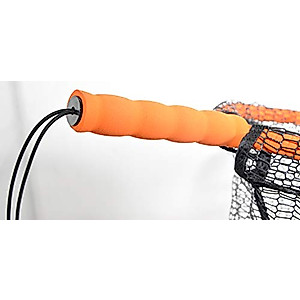 Foreverlast Inc. Generation 2 Non-Snag Floating Fishing Landing Net for Wade Fishing and Fly Fishing, G2 Pro Net, Orange
